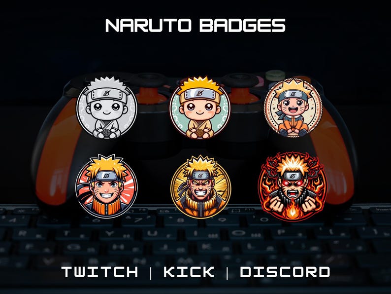 Twitch Sub Badges | Fictional | Instant Upload | Kid to Adult | Discord ...