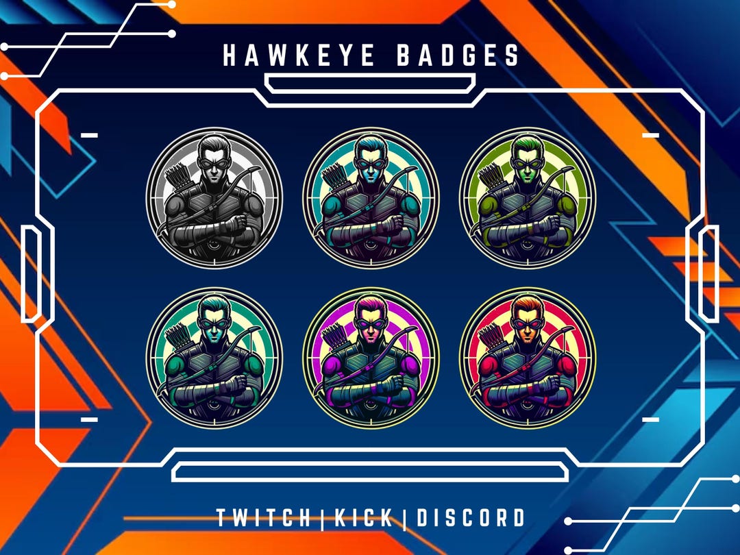 Character | Twitch Bit and Sub Badges | Fictional-inspired | Instant ...