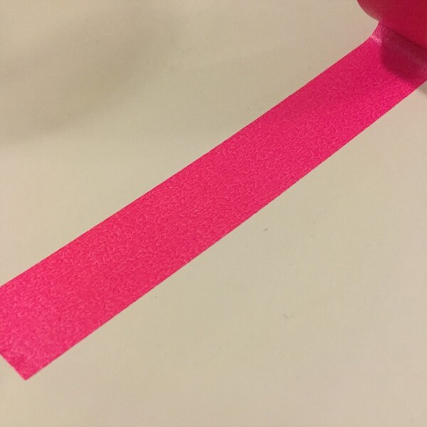 Hot Pink Washi Tape - Etsy