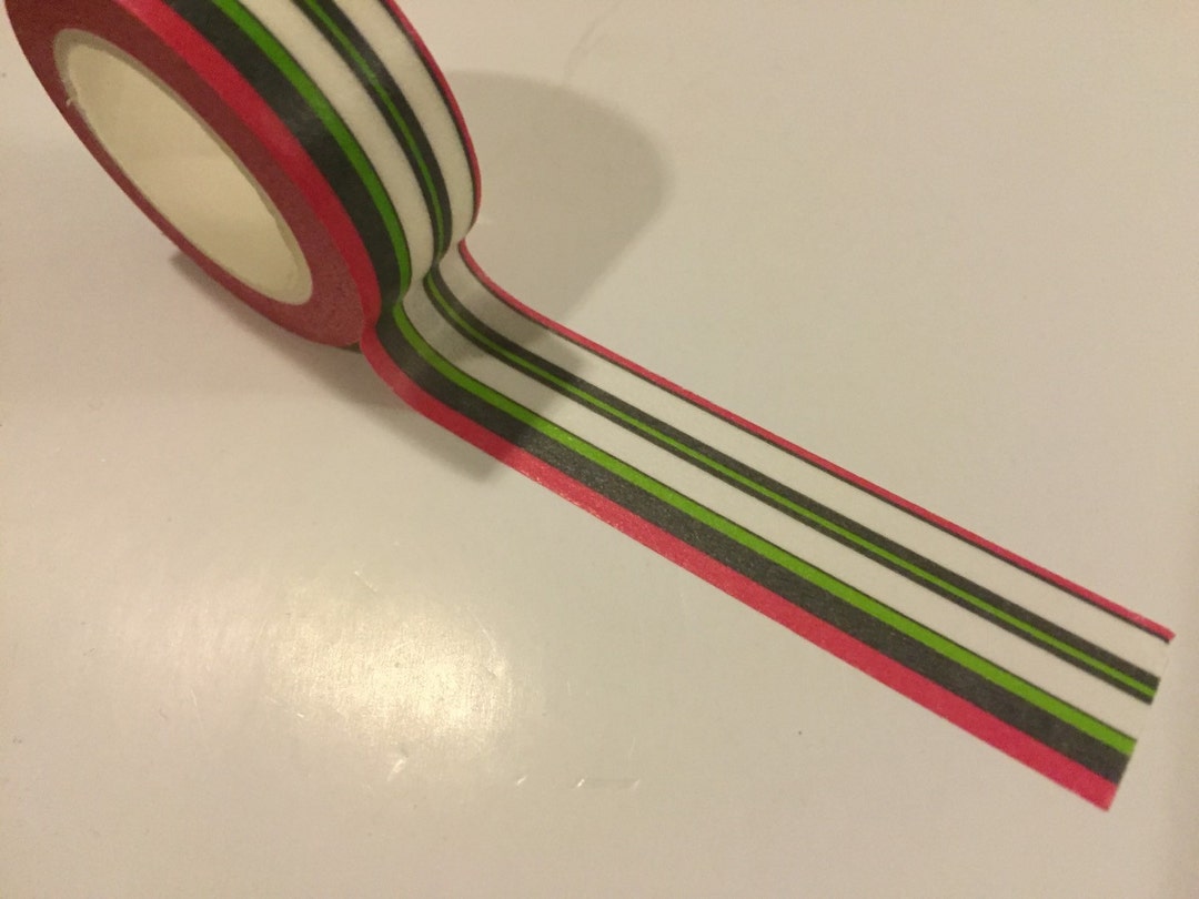 Preppy Stripe Planner Washi Tape Sample 18 - Etsy
