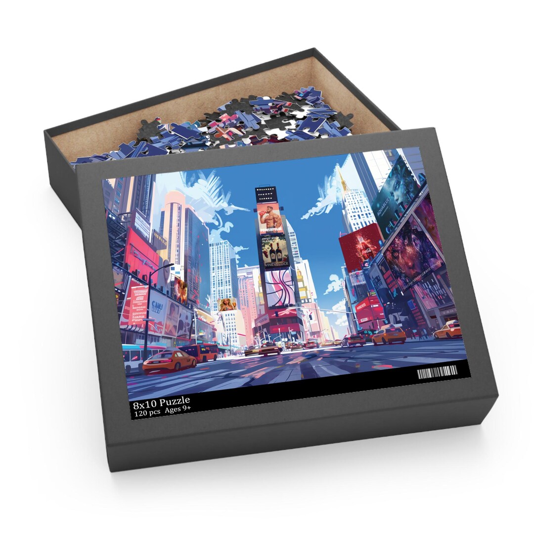 Times Square Dreamscape Jigsaw Puzzle | Gift for Puzzle Lovers ...