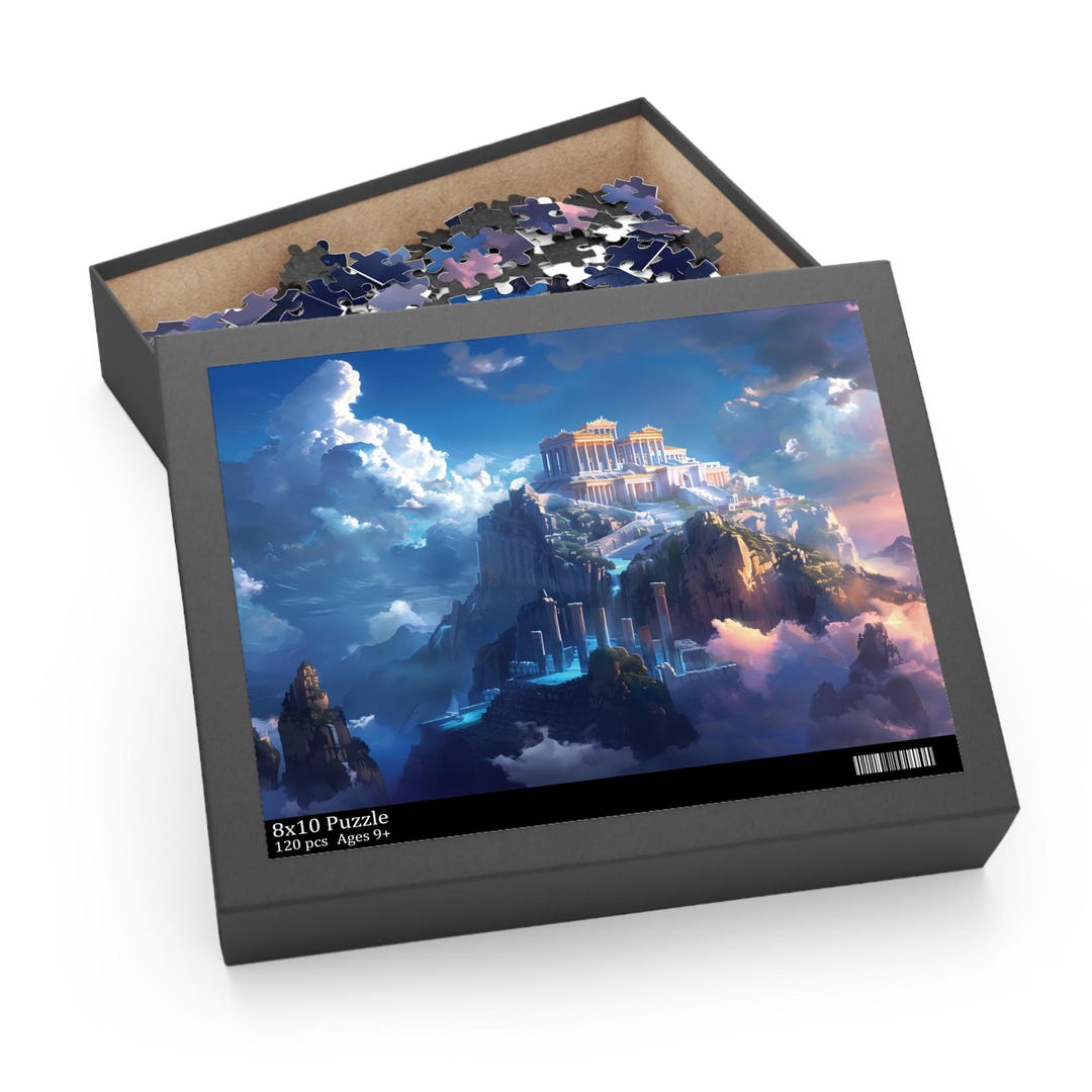 Mount Olympus - Realm of the Gods Jigsaw Puzzle | Gift for Puzzle ...
