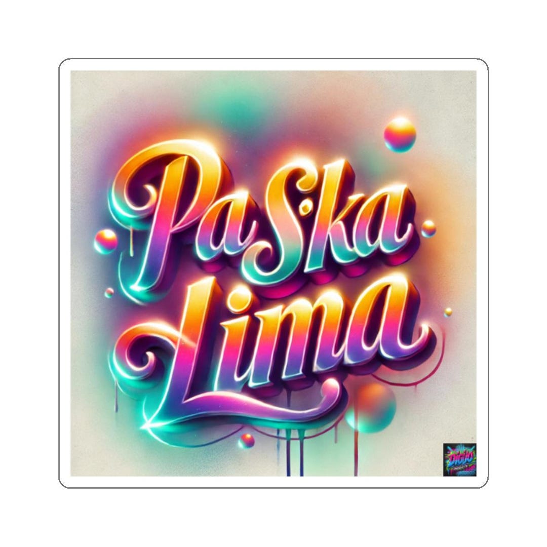 Kiss-cut Stickers Samoan High Five Pa S'ka Lima Design for Tumblers and ...