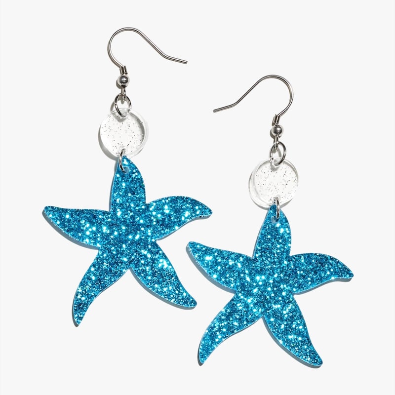 Glitter Starfish - Etsy
