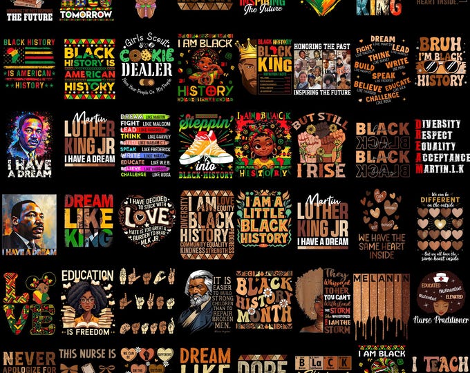 200+ Black History Month Png Bundle, Juneteenth Png Bundle, Black ...