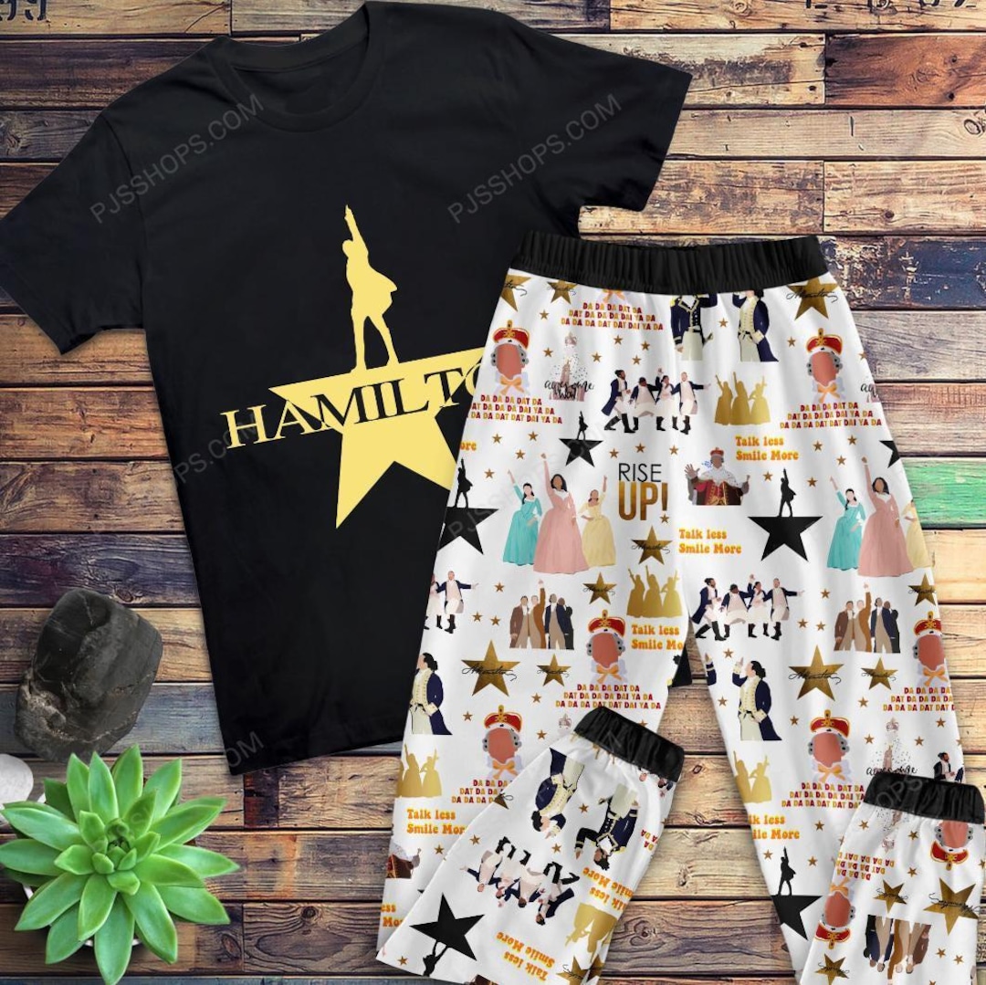 Hamilton Musical Holiday Pajamas Set, Hamilton Personalized Family ...