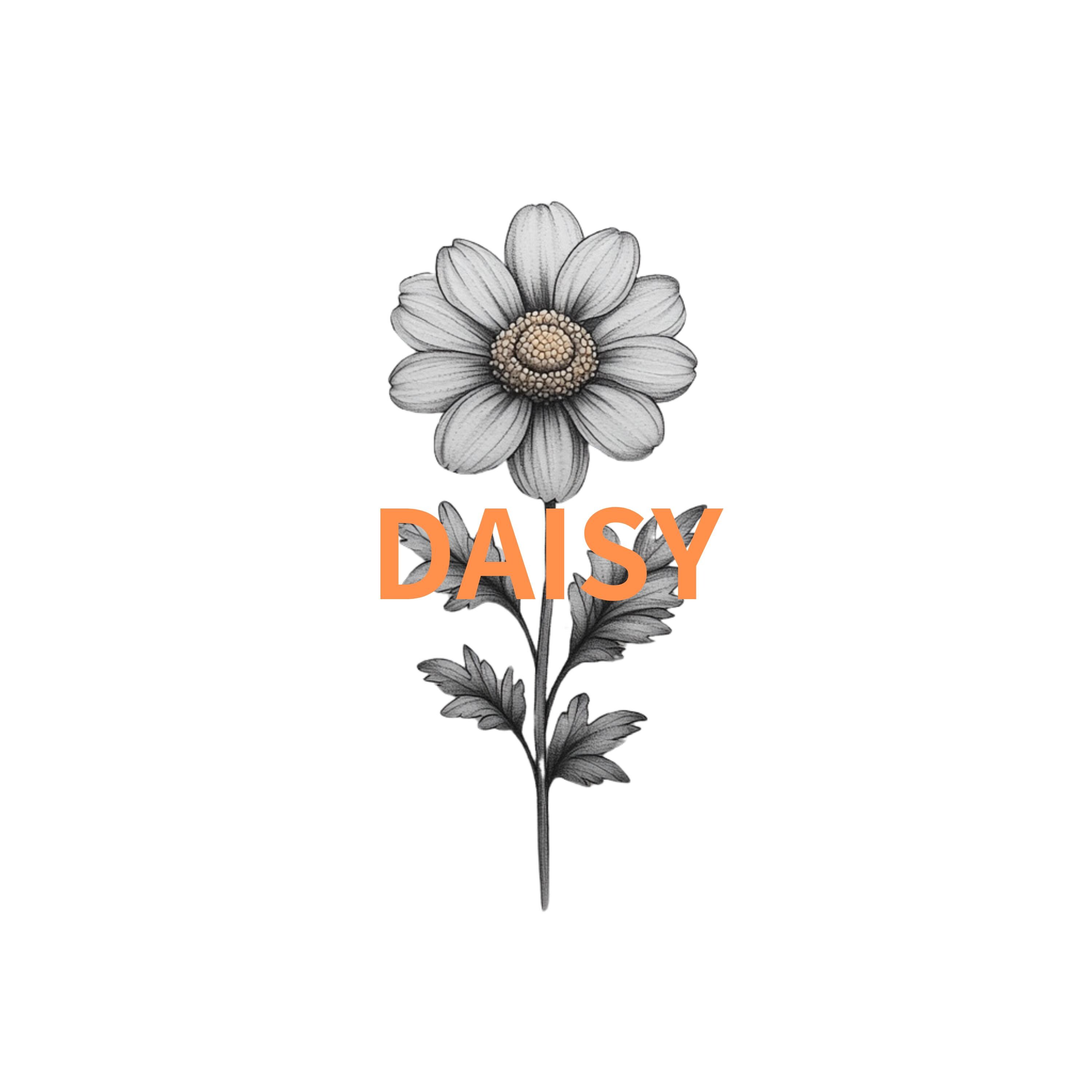 5 DAISY TATTOO PATTERNS - Etsy