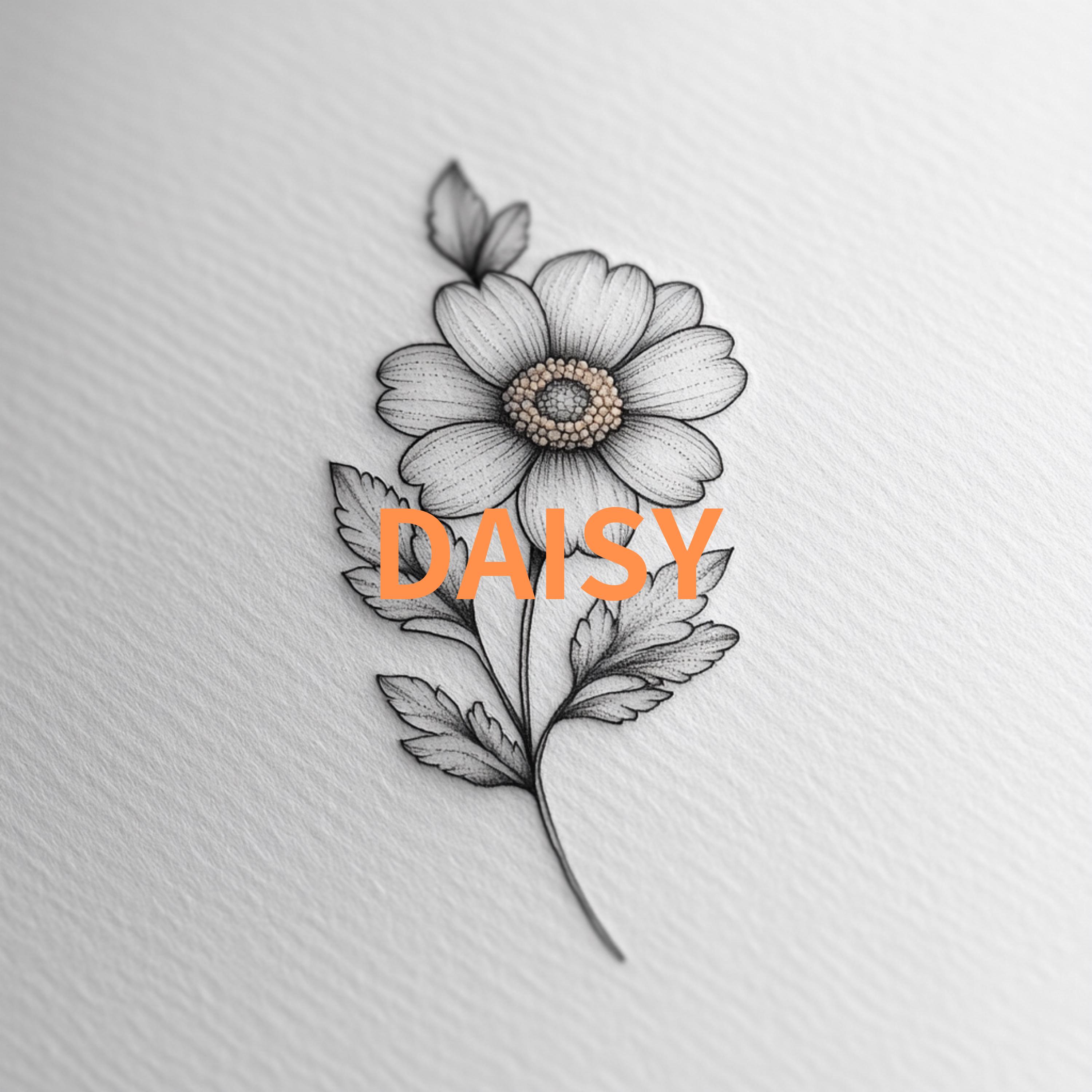 5 DAISY TATTOO PATTERNS - Etsy
