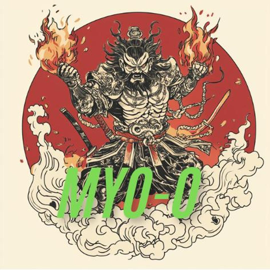 5 Fudo Myo-o Japanese-style Tattoo Patterns - Etsy