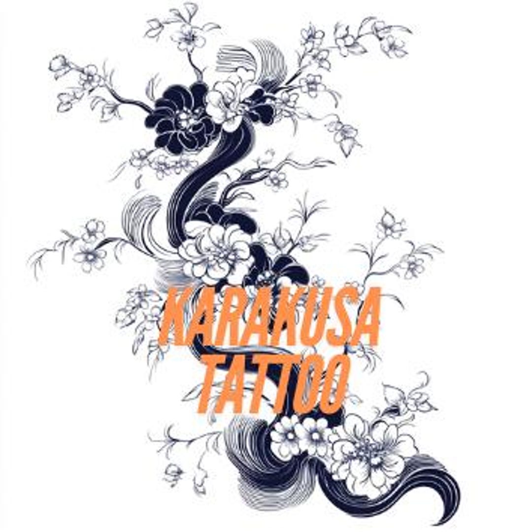 5 Karakusa Japanese-style Tattoo Patterns - Etsy