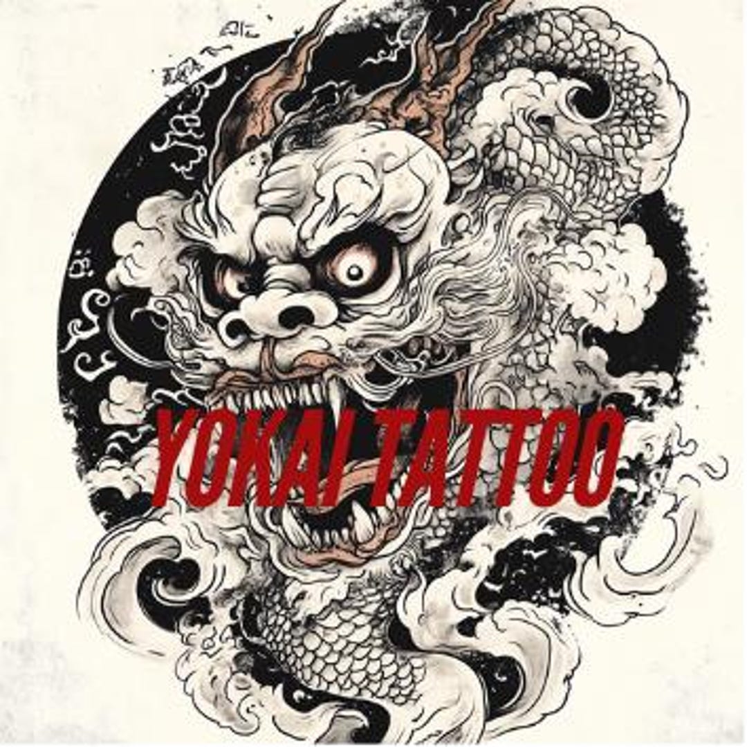 5 Yokai Japanese-style Tattoo Patterns - Etsy