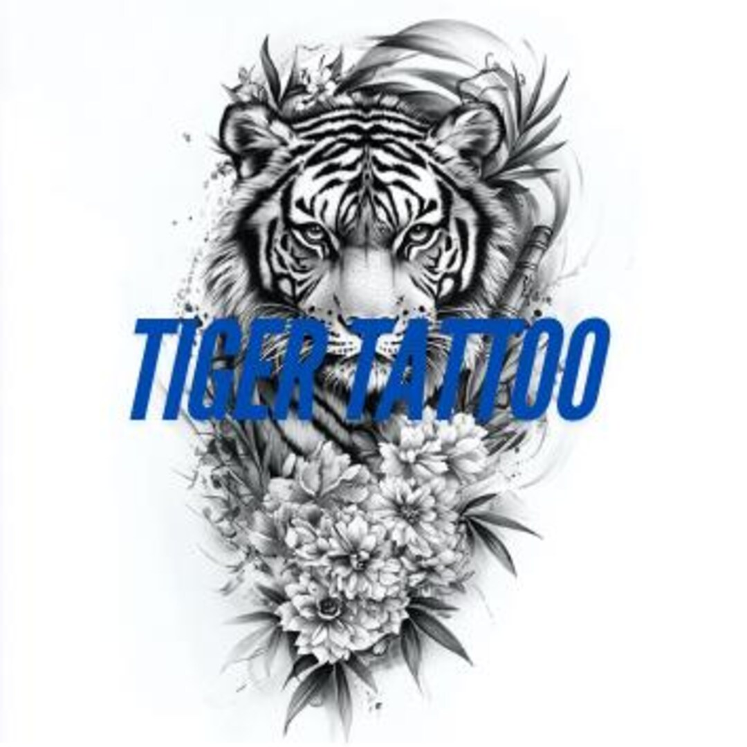 5 TIGER TATTOO PATTERNS - Etsy