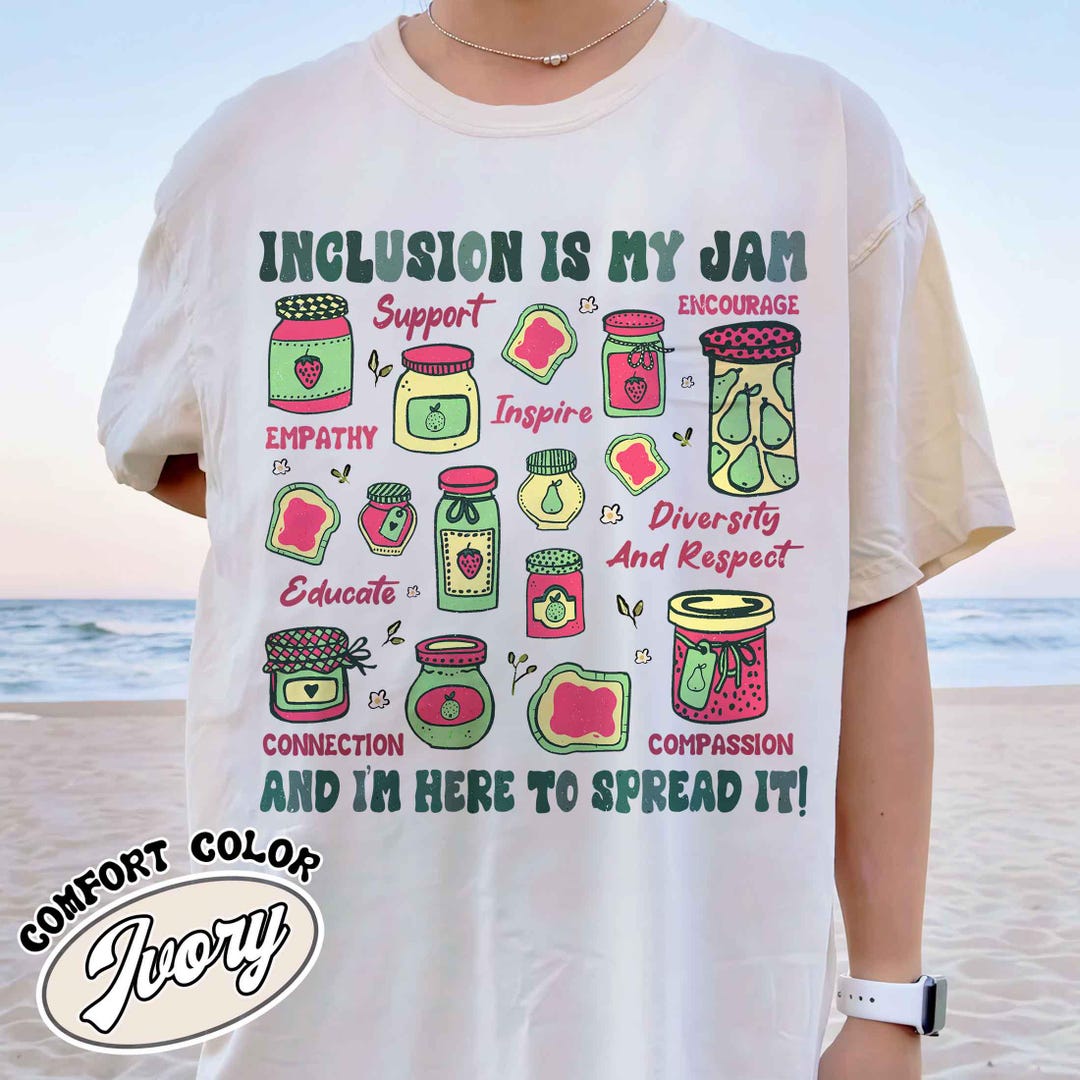 Inclusion is My Jam Shirt, Neurodiversity Tee, SPED Teacher Gift ...