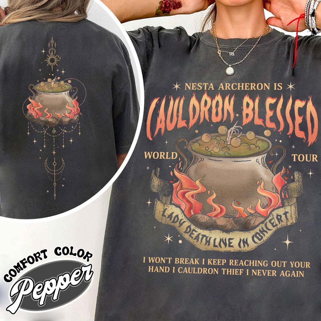 Nesta Archeron Shirt, Cauldron Blessed Shirt,nesta Archeron Cauldron ...