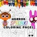 Scary Kids Coloring Pages Sprunki Horror Coloring Pages 54 Pages ...