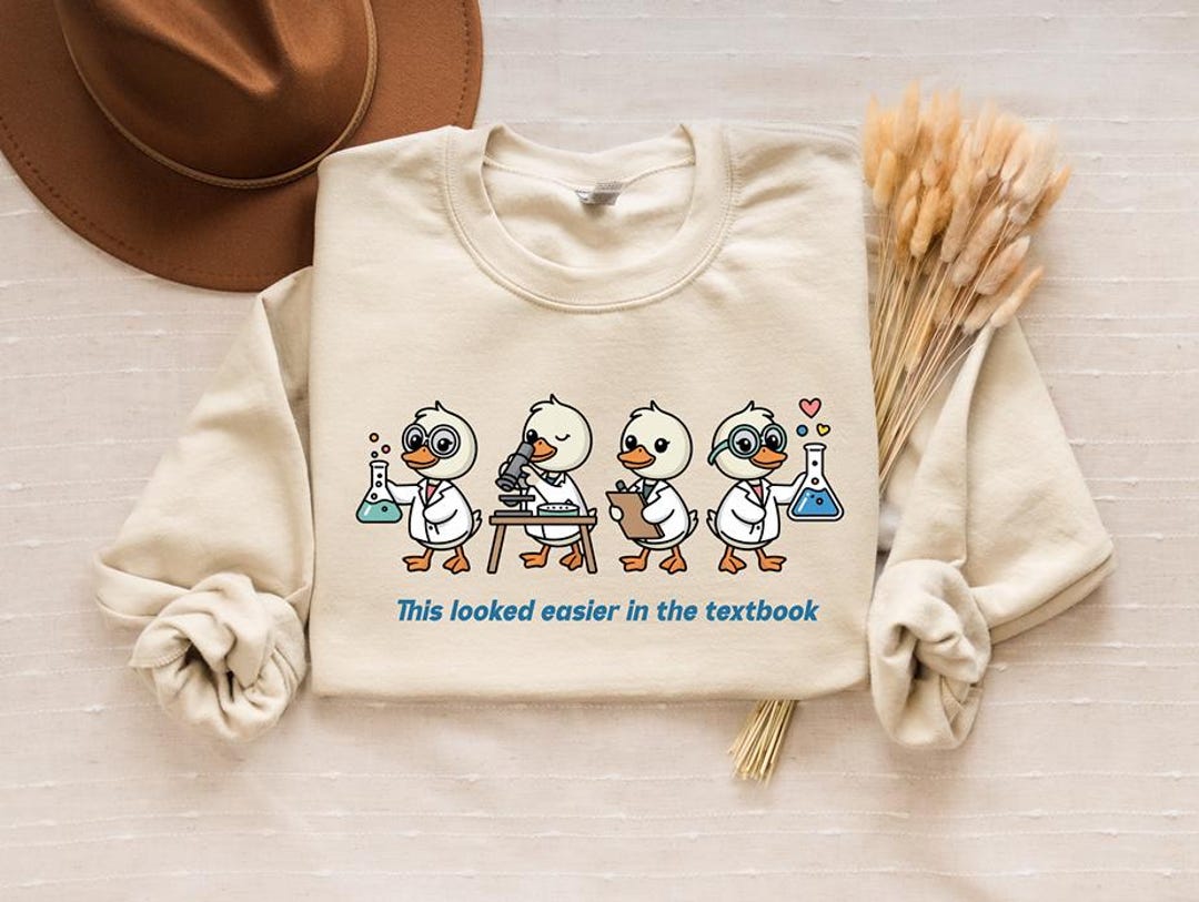 Funny Silly Goose Science Sweatshirt|chemistry Teacher Gift|trendy ...