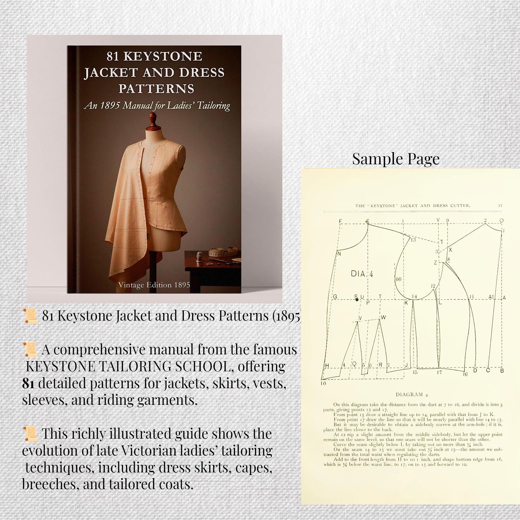 Victorian Sewing Patterns, Edwardian Dressmaking Guides, Tailoring ...