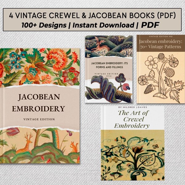 Books: Crewel Embroidery - Etsy UK