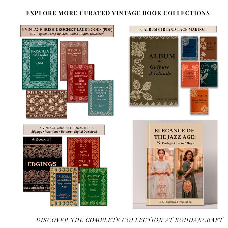 Vintage Tatting Pattern Library | Priscilla & DMC Lace Manuals ...