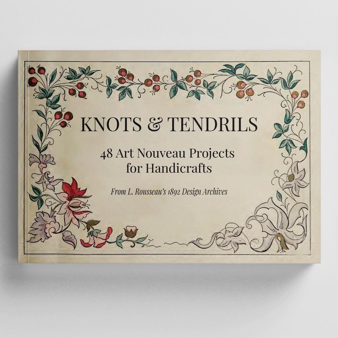 48 Art Nouveau Projects for Handicrafts - Vintage Embroidery - Etsy