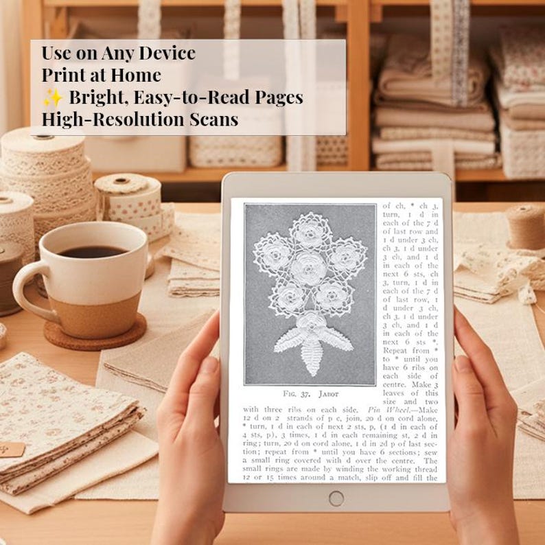 5 Vintage Irish Crochet Lace Books PDF, Crochet Patterns, Doilies ...