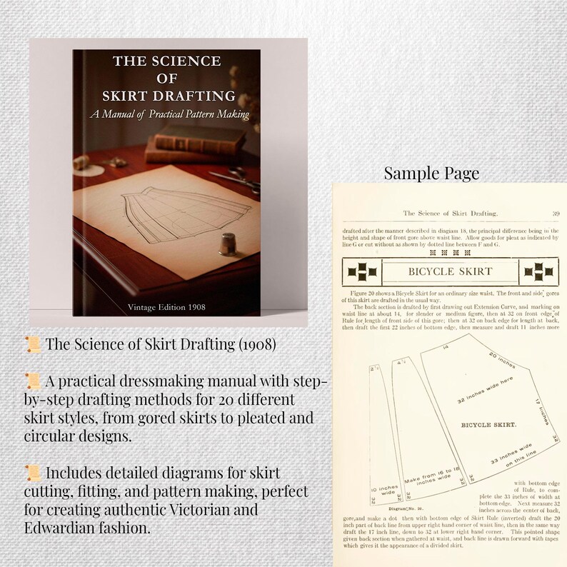 Victorian Sewing Patterns, Edwardian Dressmaking Guides, Tailoring ...