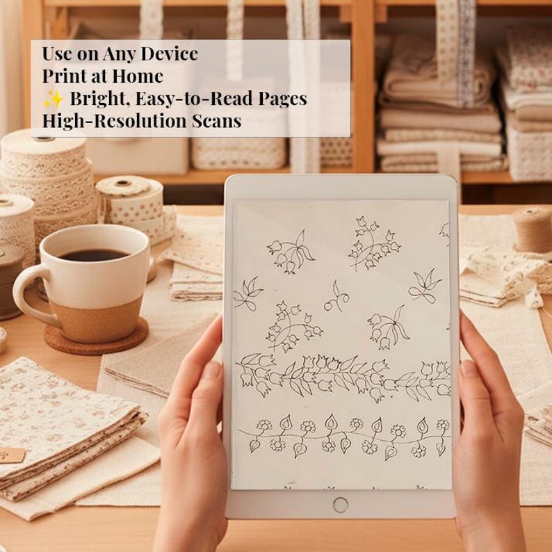 Victorian Embroidery Pattern Book - Etsy