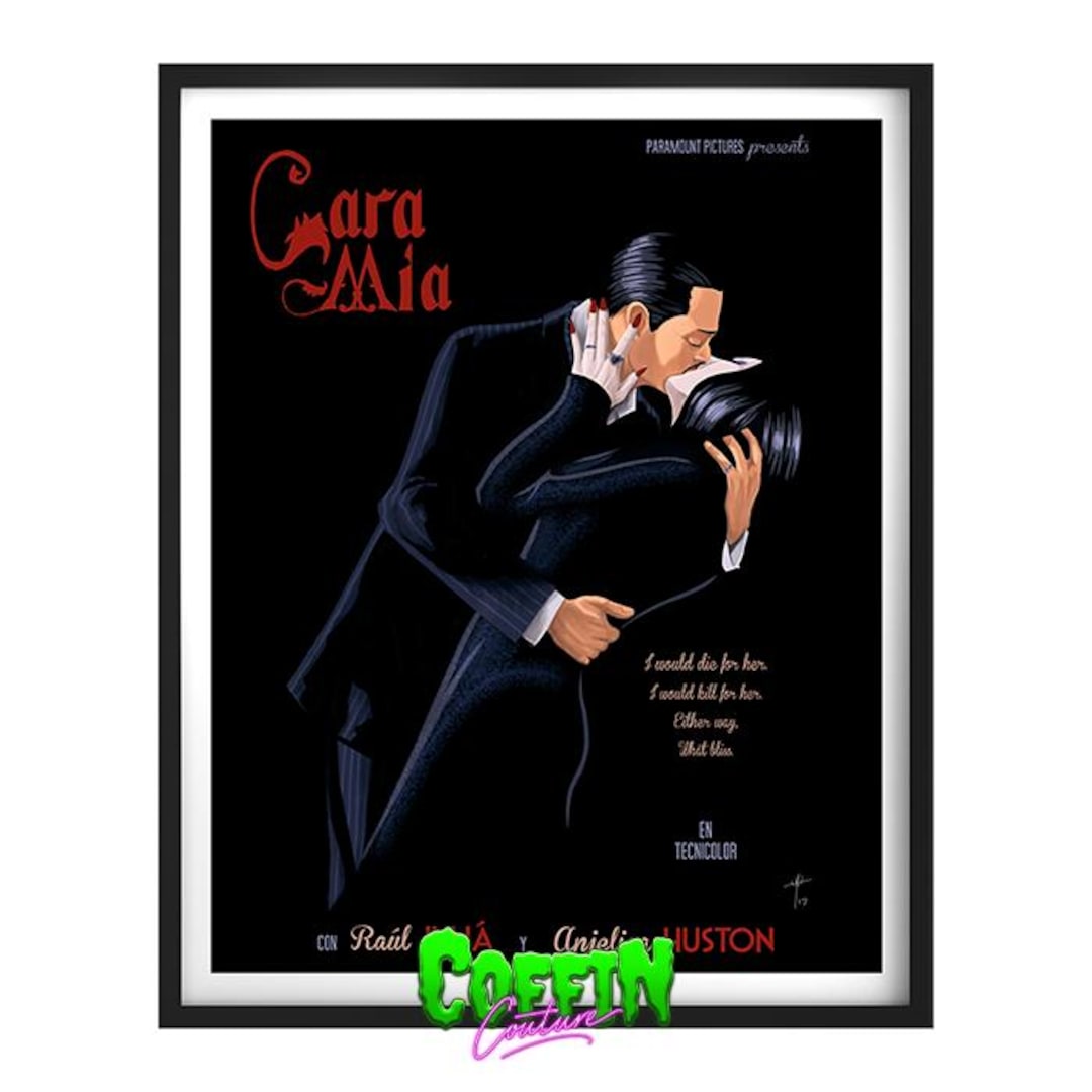 Cara Mia - the Addams Gomez & Morticia 11x14 Print - Etsy