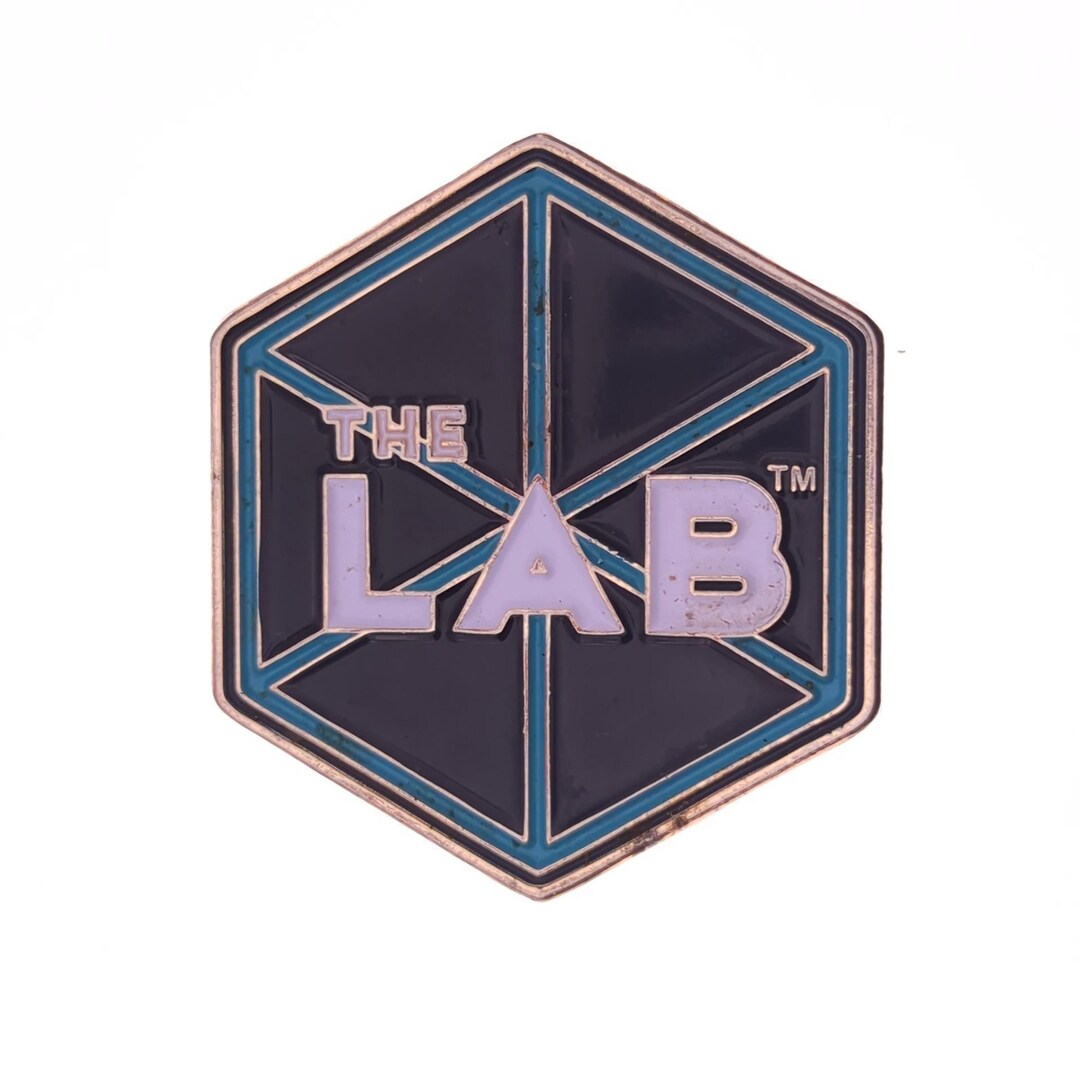 The Lab Hexagon Enamel Lapel Pin - Etsy