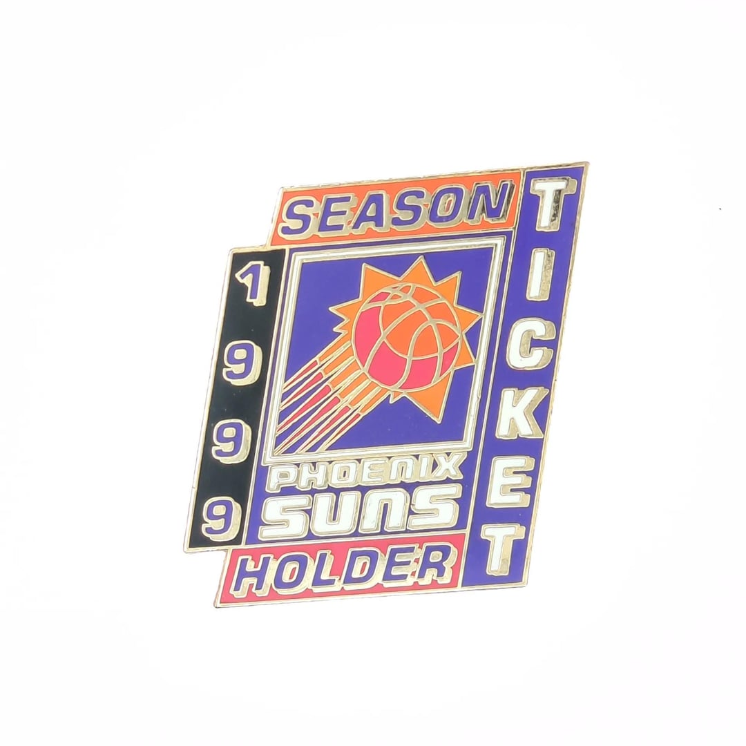 1999 Phoenix Suns Season Ticket Holder Basketball Enamel Lapel Pin - Etsy