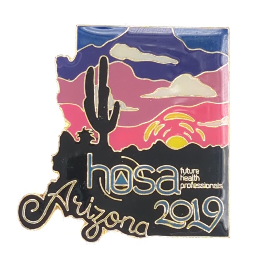 Arizona 2019 HOSA Future Health Professionals Cactus and Sunset Enamel ...