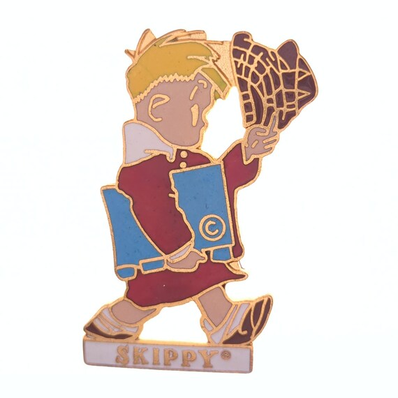 Percy Crosby Skippy Inc Cartoon Character Enamel Lape… - Gem