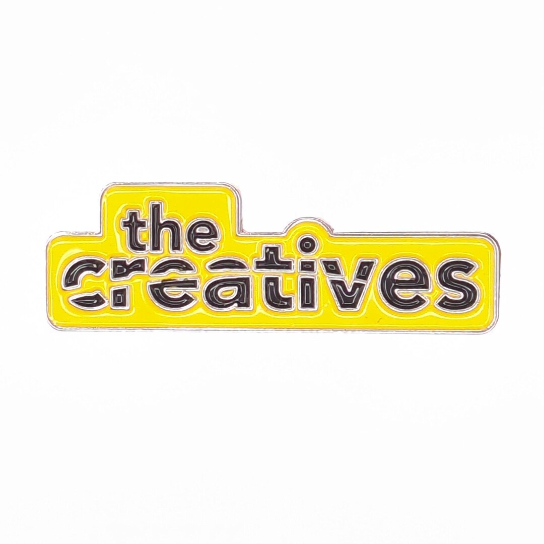 The Creatives Trading Card Project Logo Enamel Lapel Pin - Etsy