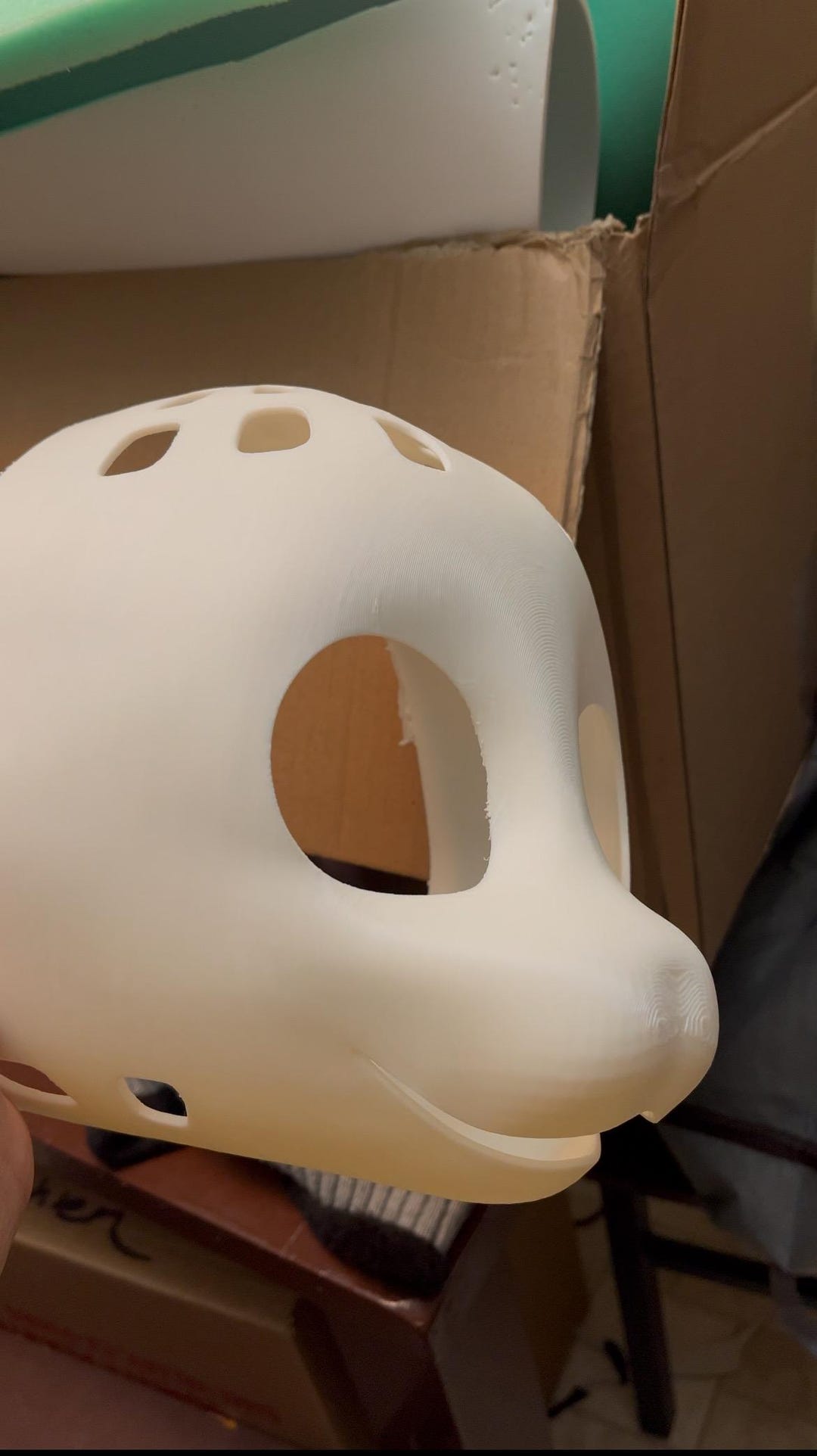 Toony/kemono/semi-realistic 3D Printed Fursuit Head (made to Order ...