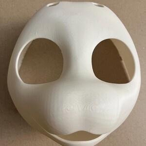 Toony/kemono/semi-realistic 3D Printed Fursuit Head (made to Order ...