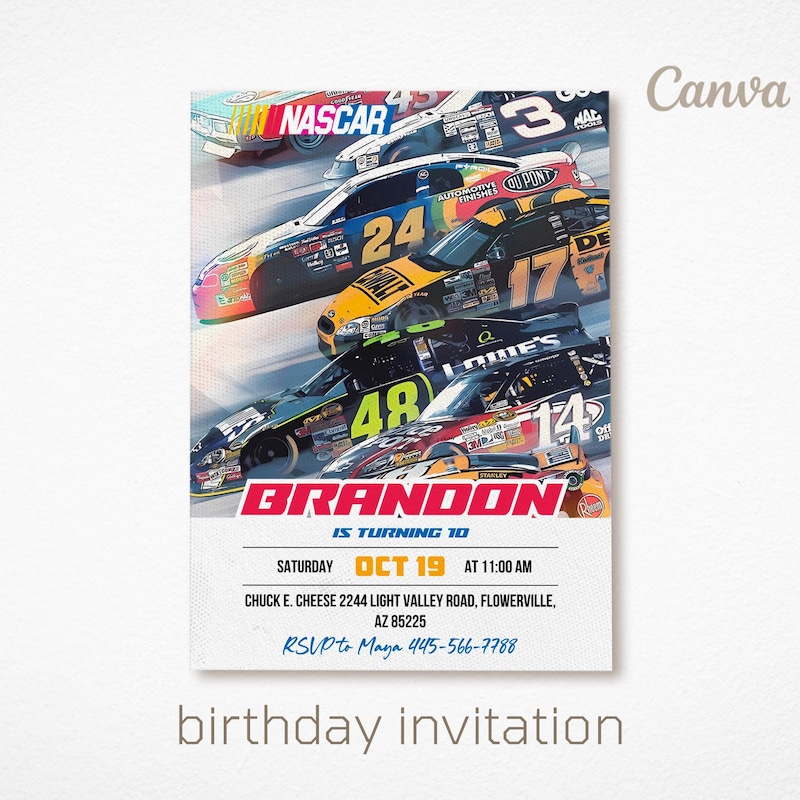 Nascar Party - Etsy