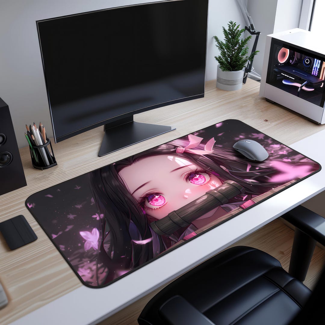 Nezuko Kamado Mouse Pad, Demon Slayer Anime Desk Mat, Durable, Non-slip ...