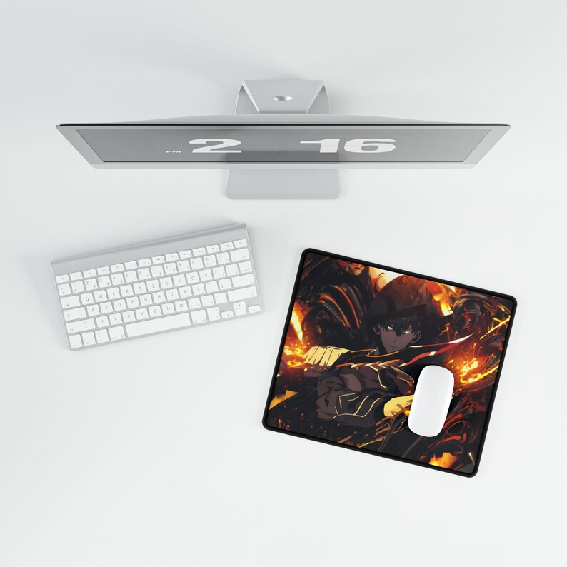Solo Leveling Sung Jin-woo Desk Mat - Perfect for Gamers, Anime Fans ...