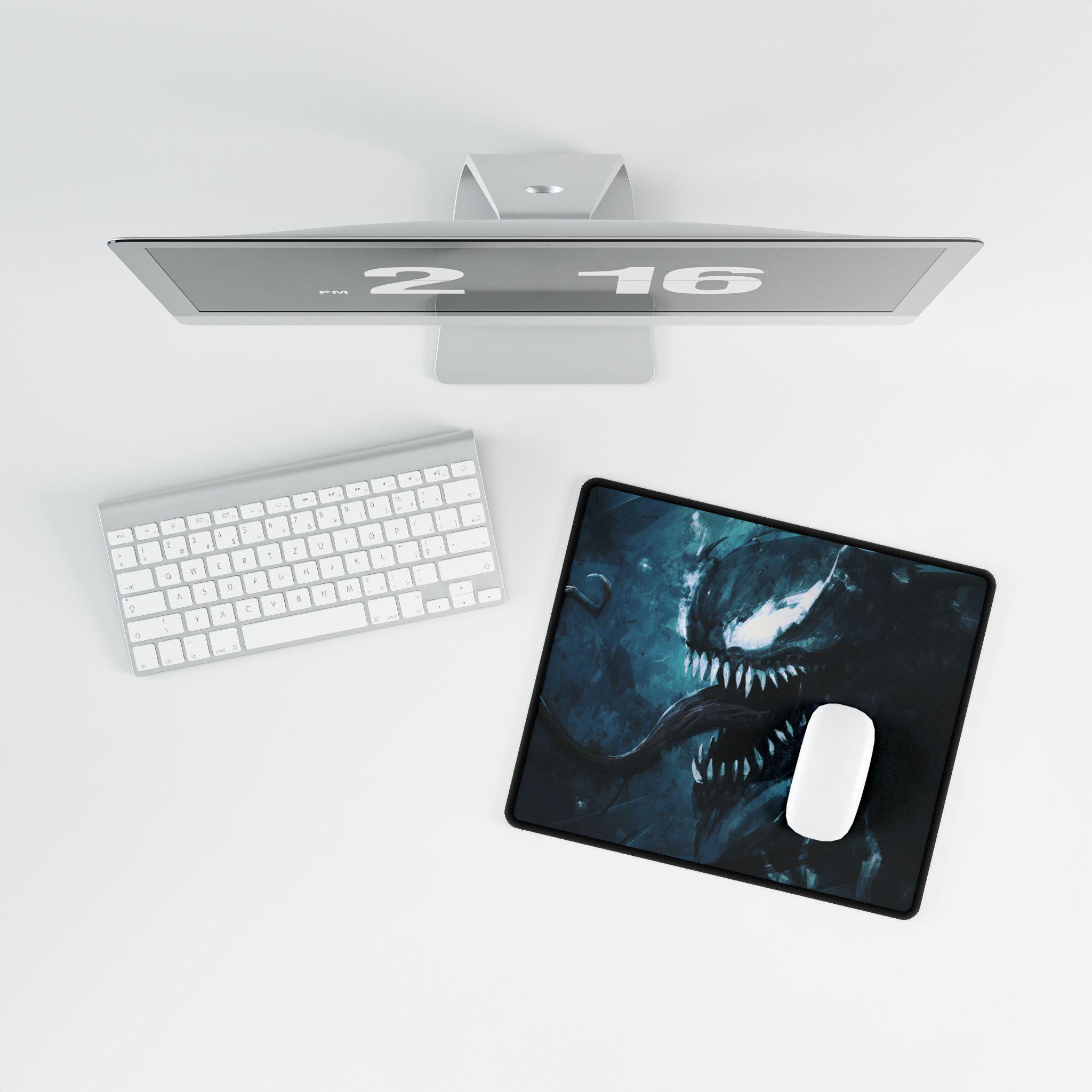 Intense Venom-inspired Desk Mat for Gamers, Textured Surface, Gaming ...