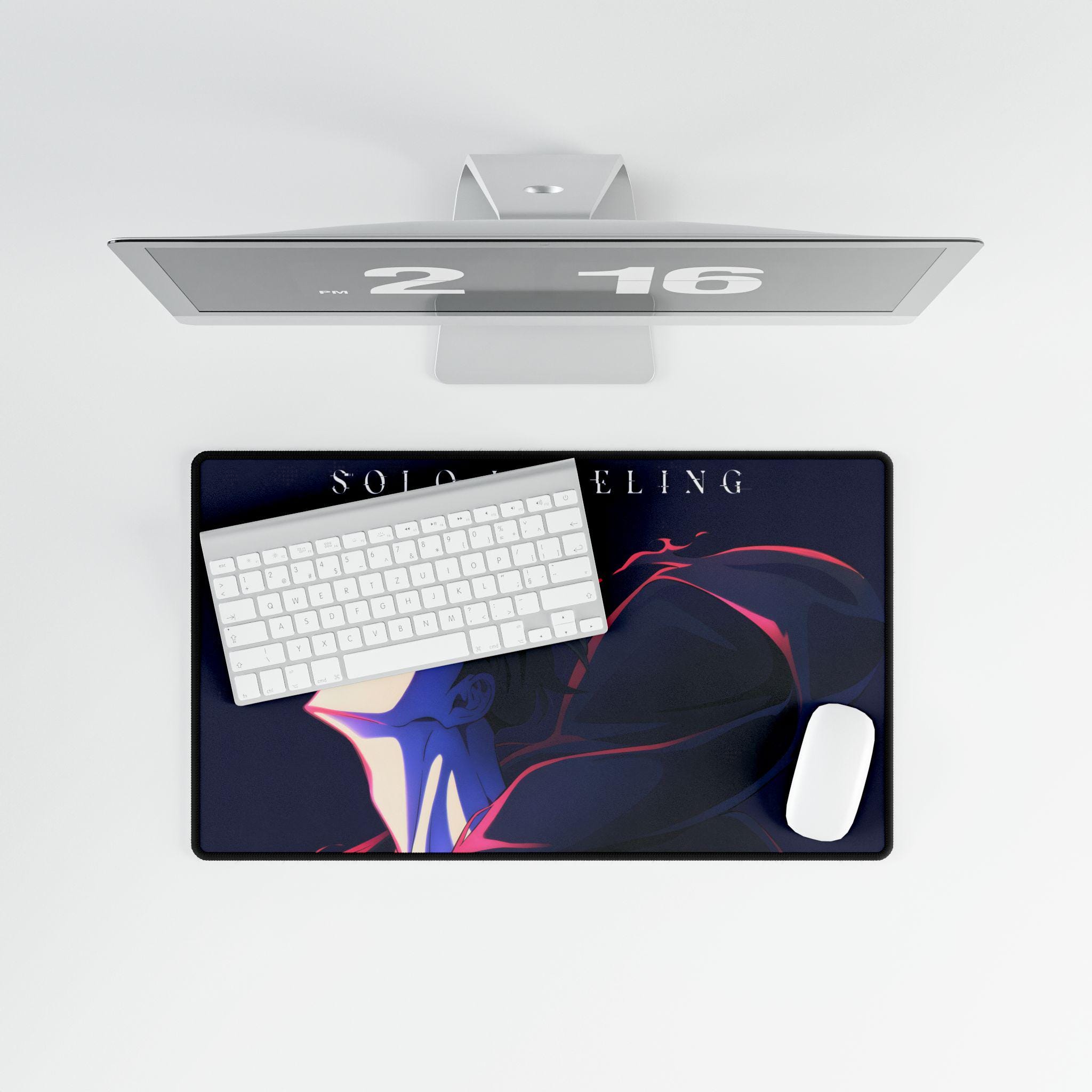 Solo Leveling Desk Mat, Gaming Desk Pad, Anime Mouse Pad, Motivational ...