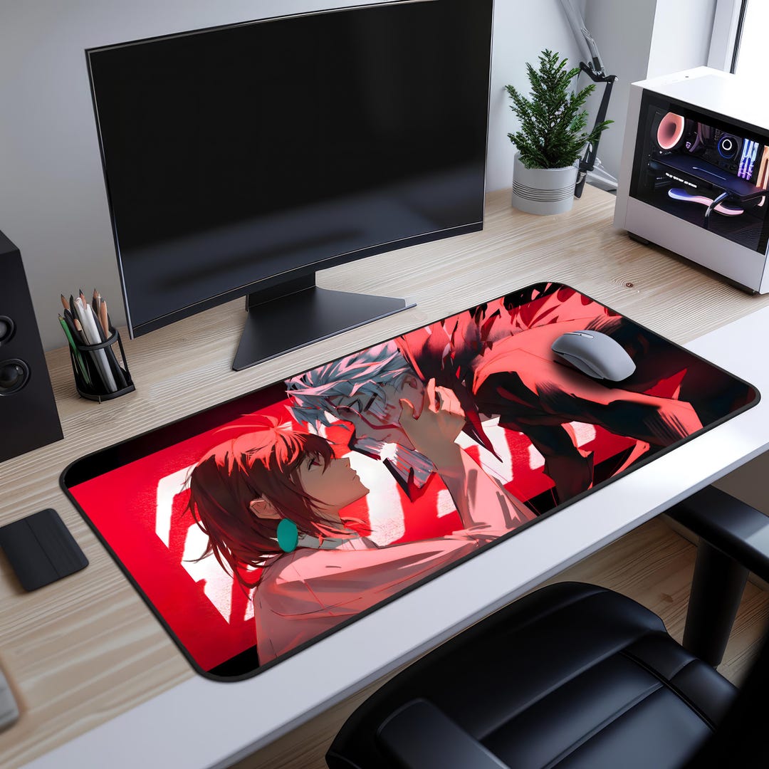Okarun and Momo Mouse Pad, Dandadan Desk Mat, Anime Gaming Mousepad ...