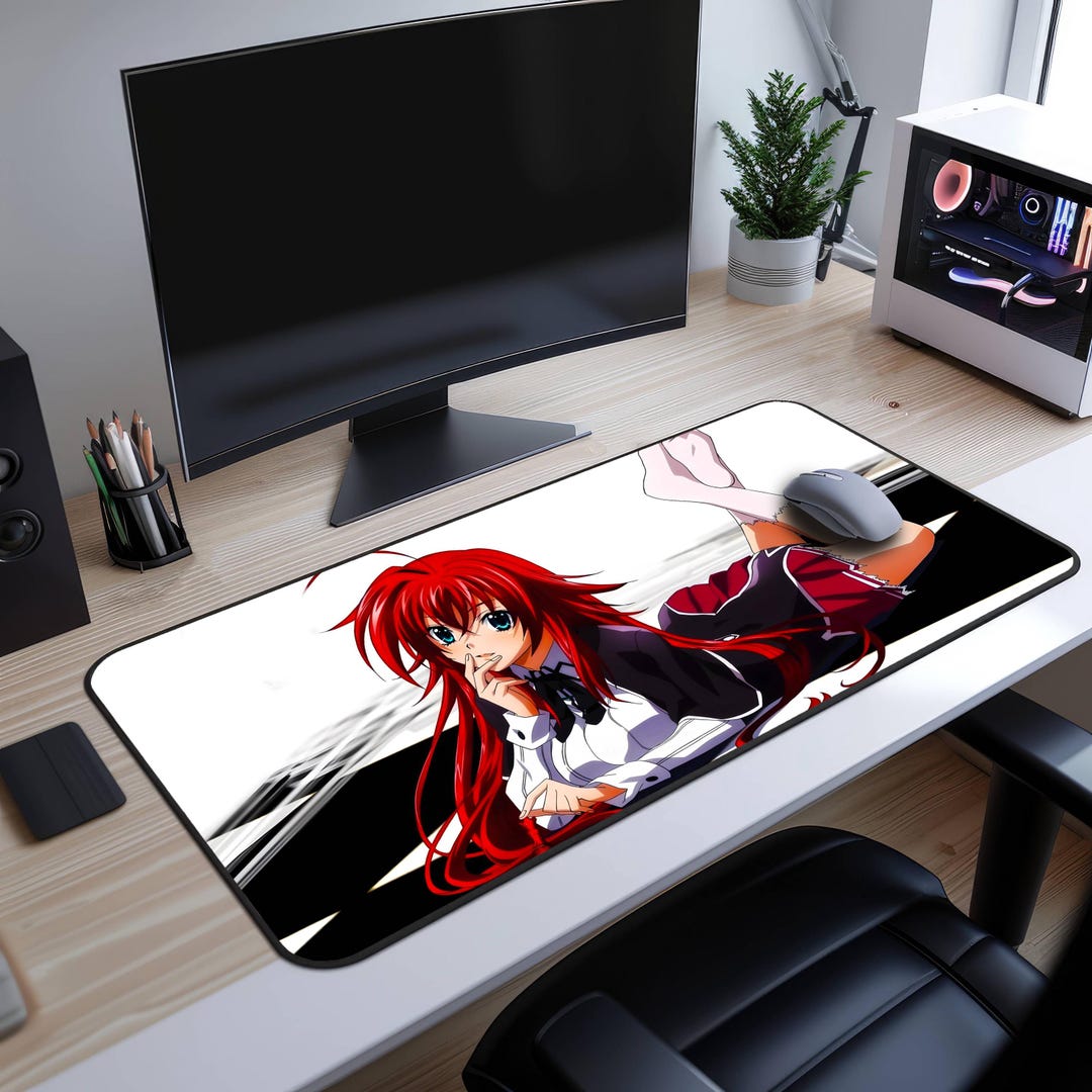 Desk Mats, Highschool Dxd Rias Mousepad | Anime Gaming Desk Pad, Large ...