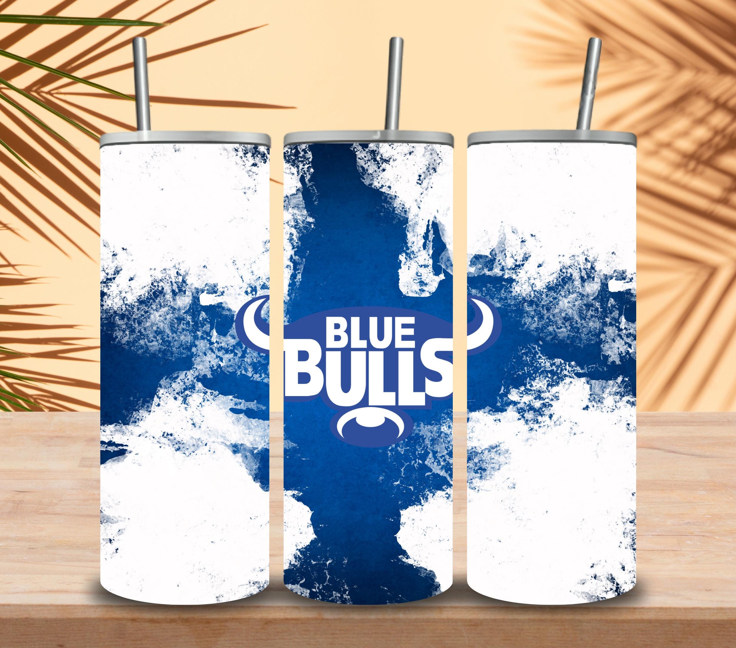 South African Rugby Tumbler Wraps | Blue Bulls | 20oz Skinny Tumbler ...
