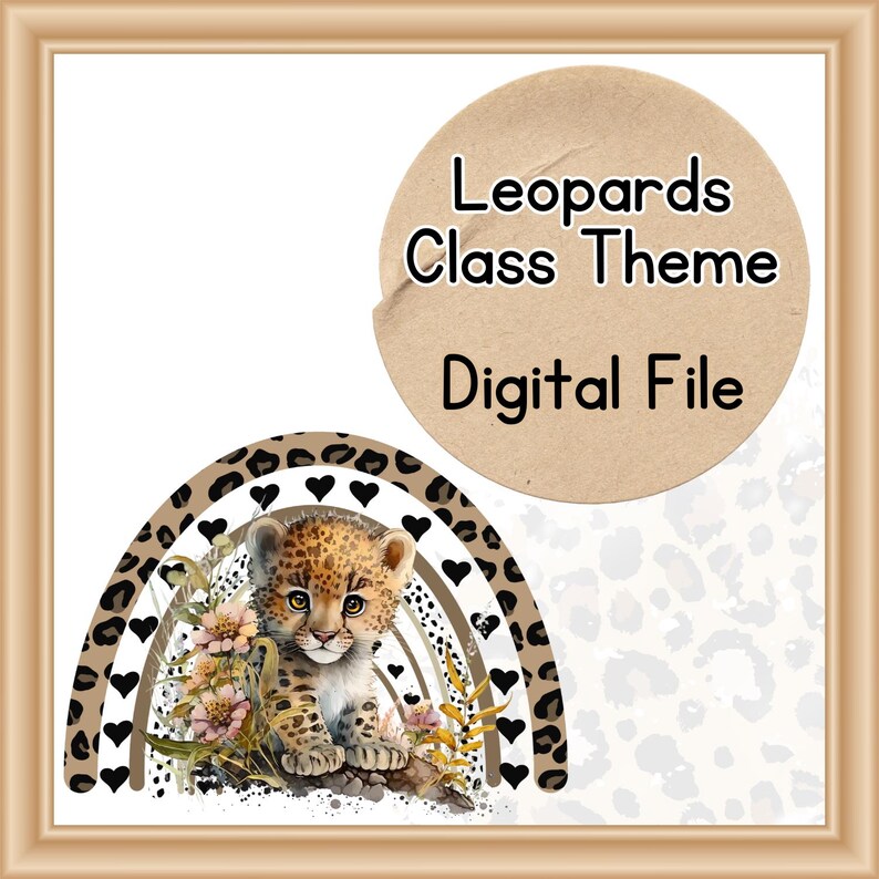 Leopard Classroom Decor Bundle | Jungle Safari Theme | Alphabet ...