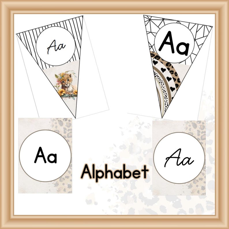 Leopard Classroom Decor Bundle | Jungle Safari Theme | Alphabet ...