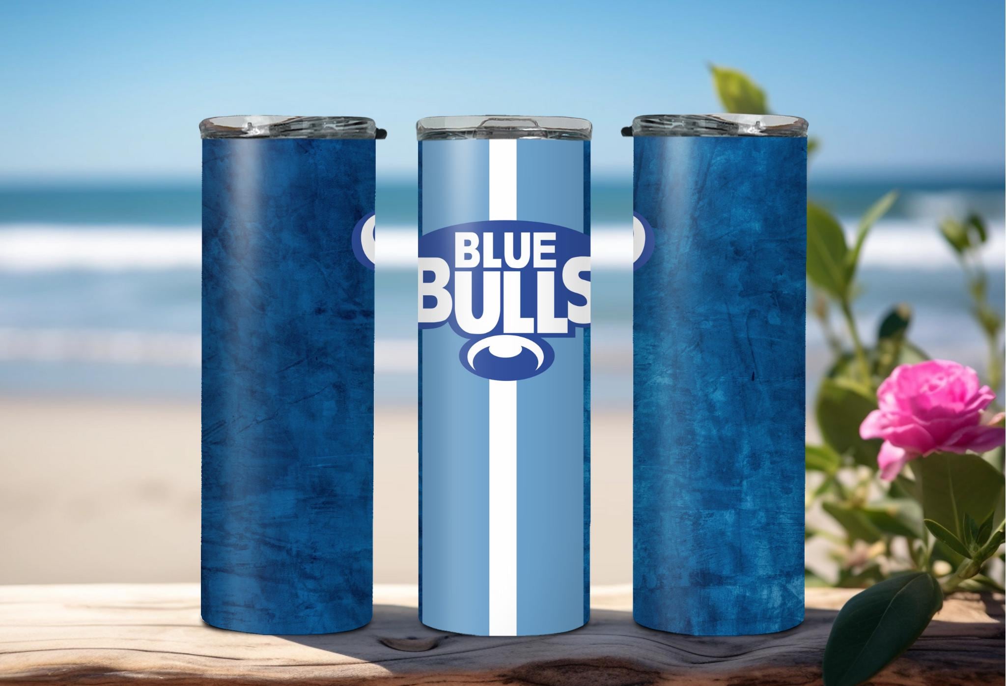 South African Rugby Tumbler Wraps | Blue Bulls | 20oz Skinny Tumbler ...