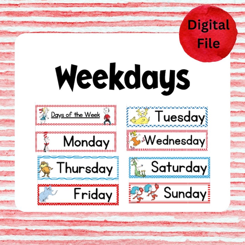 Whimsical Classroom Creations: Dr. Seuss-inspired Posters - Etsy