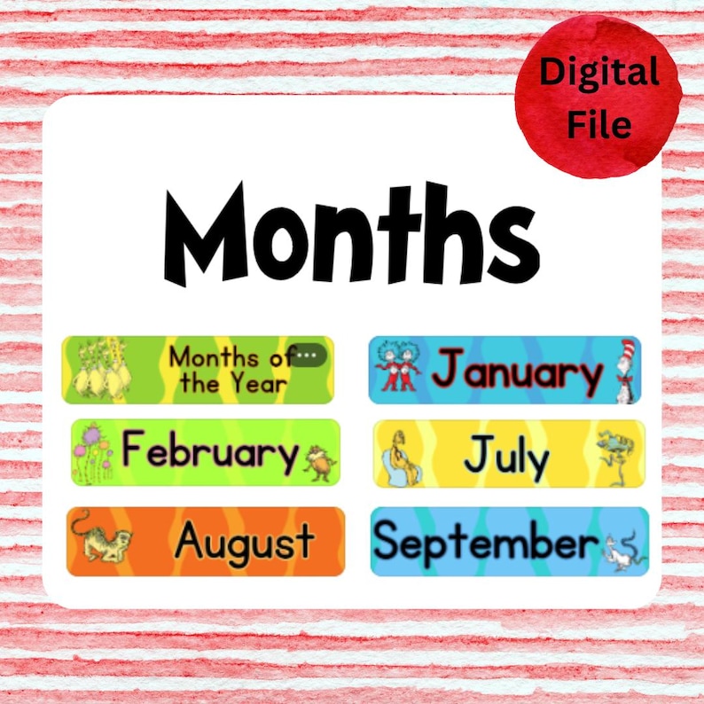 Whimsical Classroom Creations: Dr. Seuss-inspired Posters - Etsy