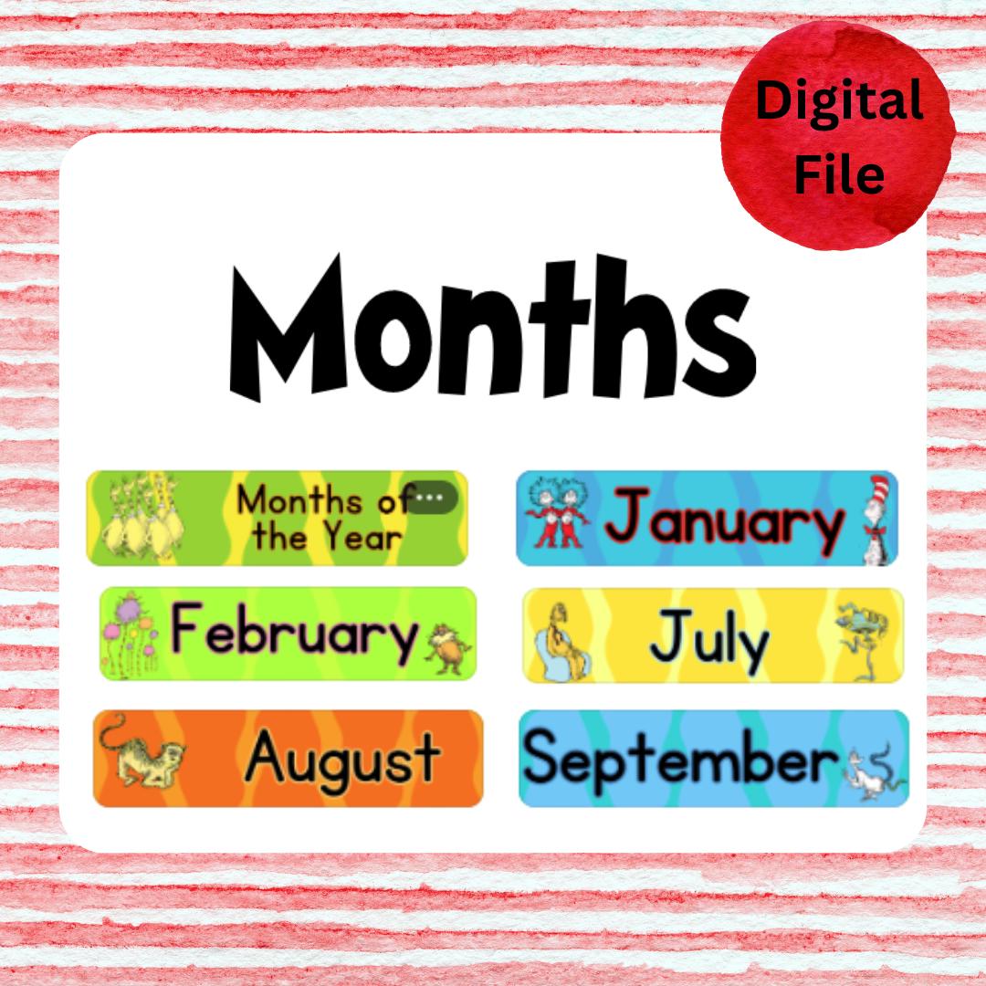 Whimsical Classroom Creations: Dr. Seuss-inspired Posters - Etsy