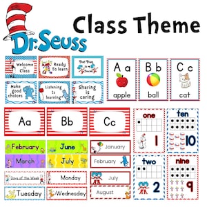 Whimsical Classroom Creations: Dr. Seuss-inspired Posters | Editable ...